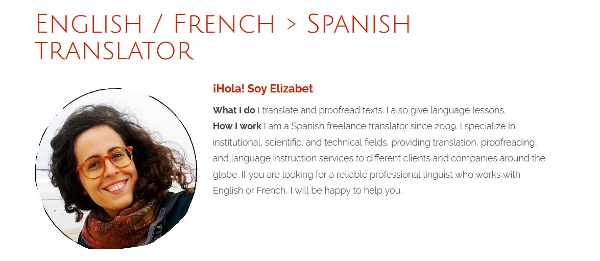 HOME ENGLISH SPANISH FRENCH FREELANCE TRANSLATOR